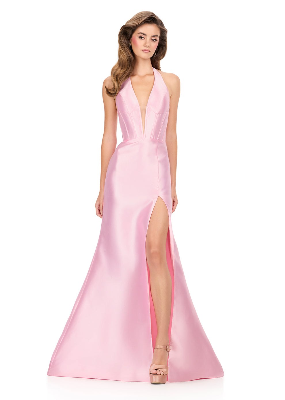 Ashley Lauren Style 12214 Long Prom Dress Pageant Formal Evening Gown ...