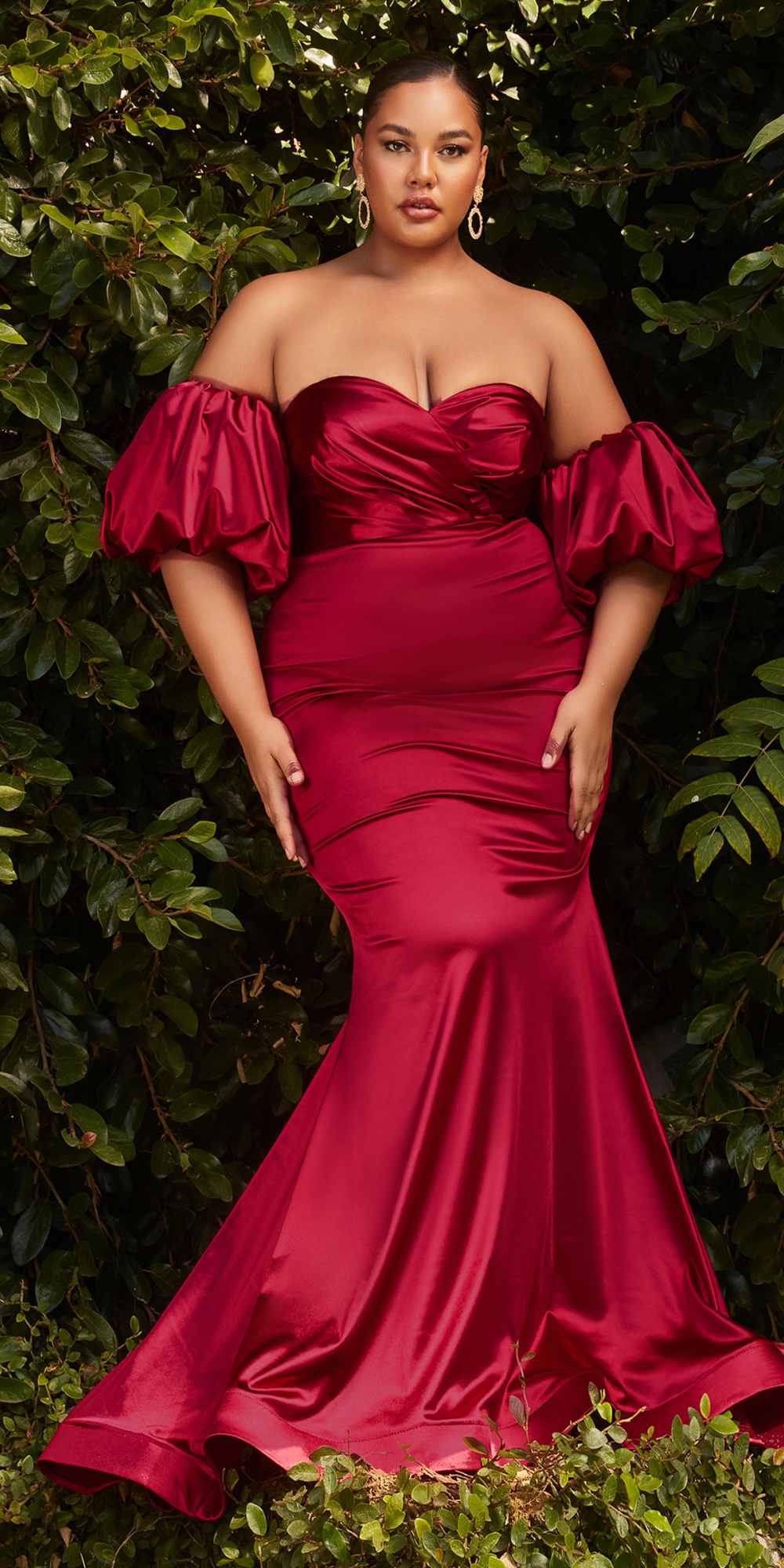 Fitted Red Evening Gowns